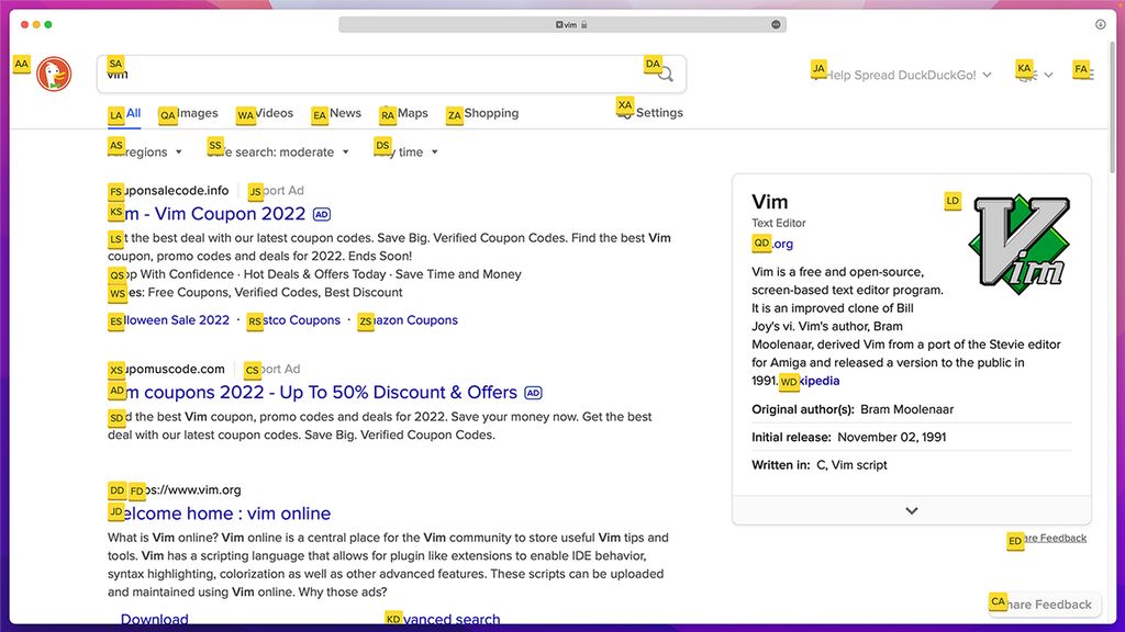 Navigate the Web with Vim Keybindings | Josh Medeski